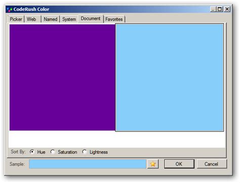 rory s ramblings new ‘color swatch feature in coderush 10 1