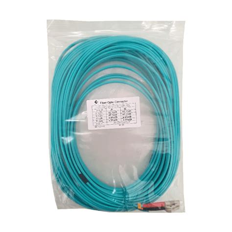 25mt Lc Lc Om3 Multimodo Mm Duplex Jumper Fibra 3 0mm 50 125um Lszh Sp Digital