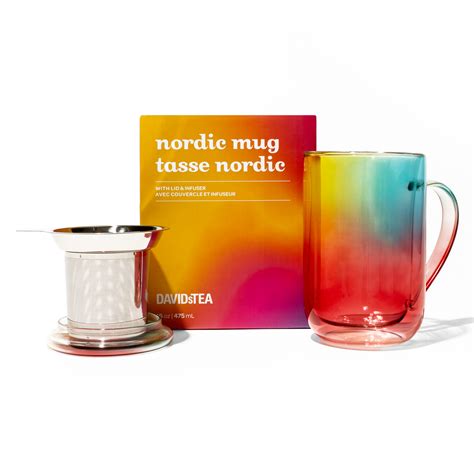 Rainbow Glow Double Walled Nordic Mug Davidstea