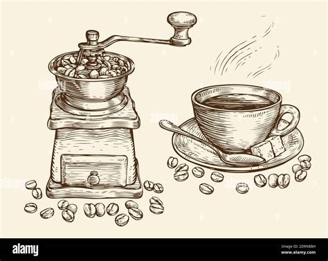 Coffee Art Sketch At Fernando Ward Blog