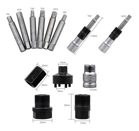 Juego Dados Extractor Poleas Alternador Alternadores 13pcs Cuotas Sin