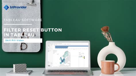 How To Add A Filter Reset Button In Tableau Skill Pill Video