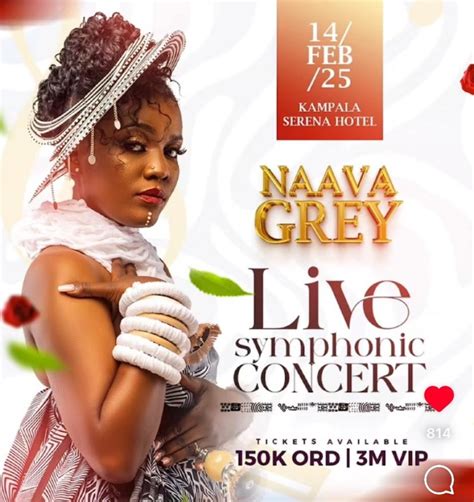 Naava Grey Live In Symphonic Concert Kampala Serena Hotel 14th Feb