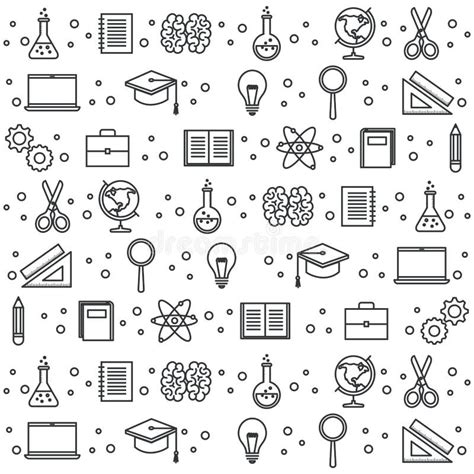 Magnifying Class Pattern Stock Illustrations 120 Magnifying Class