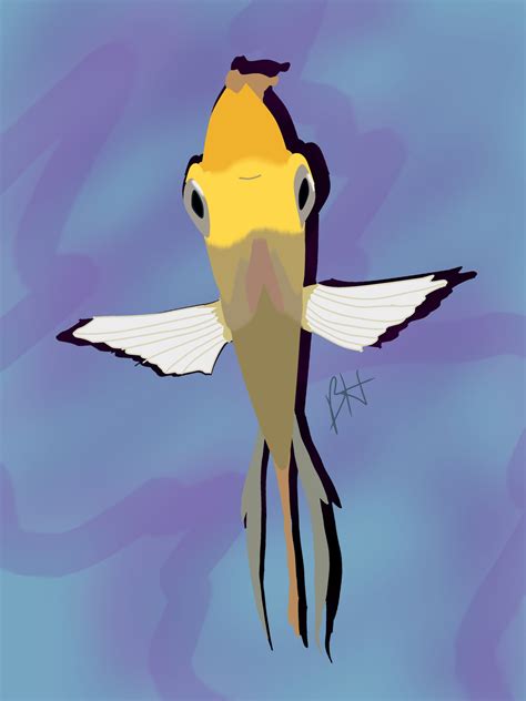 Some Art I Did Of My Friends Feesh R Aquariums