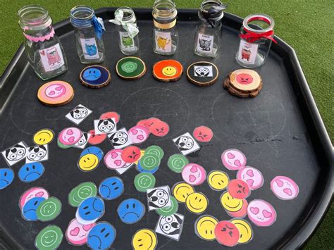 Colour Monster Feelings Sorting Nursery Activities Sensory Crafts