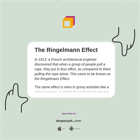 The Ringelmann Effect Deepstash