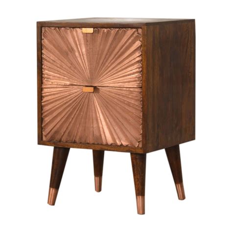 Manila Copper Bedside Dukes Home Interiors