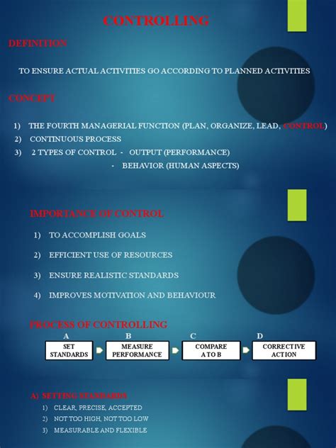 Pom Chapter 5 Controlling Pdf Balance Sheet Audit
