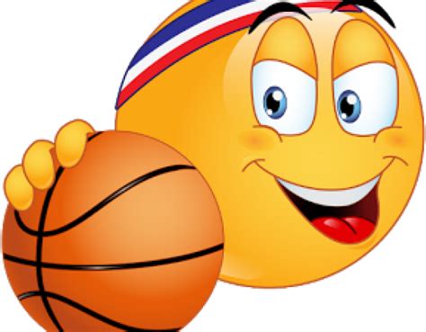 Basketball Emoji Clipart Large Size Png Image Pikpng