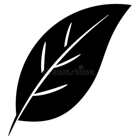 Simple Leaf Icon Vector Stock Vector Illustration Of Leaf 299806574