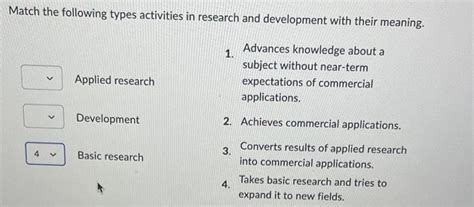 Solved Match the following types activities in racaarmh and | Chegg.com