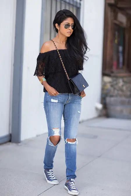 Стильные образы с женскими кедами, 102 вдохновляющих фото - ohFashion.ru