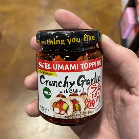 Sb Oil Rayu With Crunchy Garlic 3 9oz — Eastside Asian Market