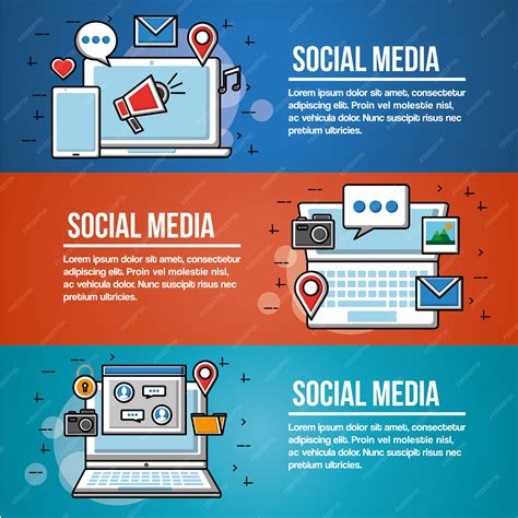 Premium Vector Social Media