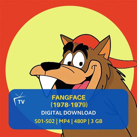 Fangface 1978 Tv Series 70s Werewolf Cartoon Digital Download