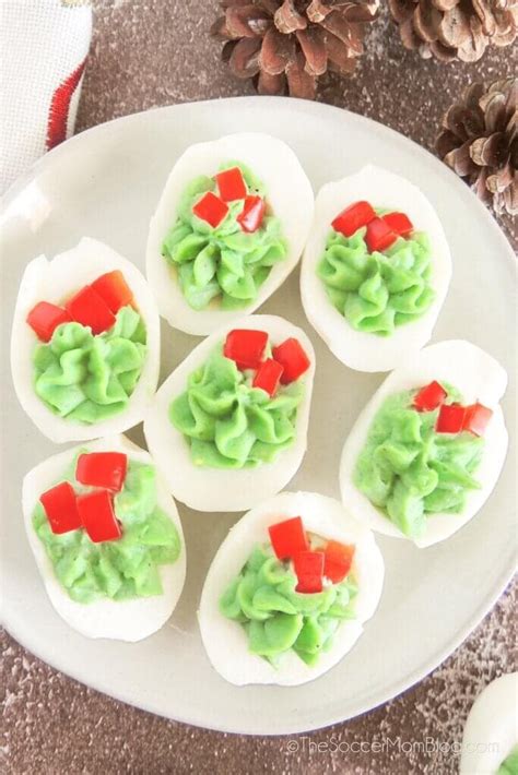 Christmas Deviled Eggs The Soccer Mom Blog