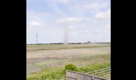 ‘mini Tornado Dances On Fields Near Leyland Blog Preston