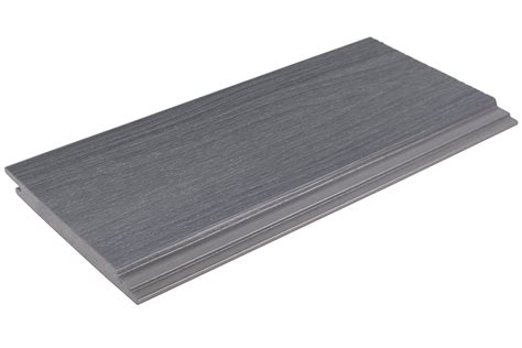 Composite Cladding Panel Light Grey Composite Cladding With Woodgrain Composite Decking Company