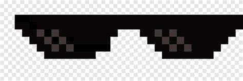 Black Sunglasses Pixelated Illustration Sunglasses Pixel Art Glasses