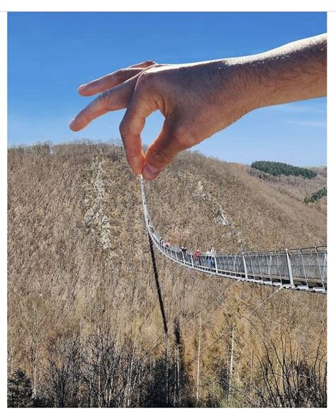Photography Illusions Rope Bridge In Forest Rope Bridge Over River
