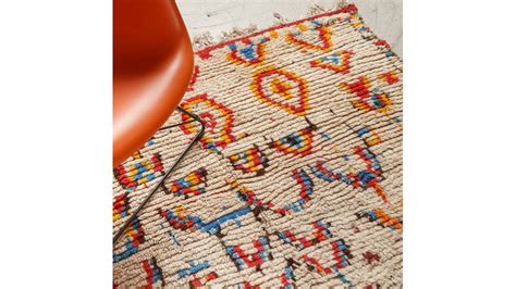 Tapis Berbère Azilal écru En Laine Pièce Unique 147 X 350 Cm