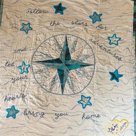 Mariners Compass Quilt Pattern Multi Version Pattern 3 Sizes 3 Outer Ring Options