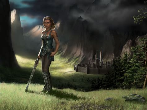 Fantasy Women Warrior 4k Ultra Hd Wallpaper