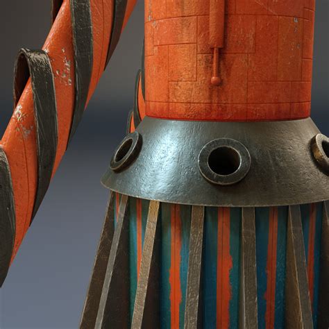 Thunderbird 3 3d Model 29 Blend Obj Max Fbx Free3d