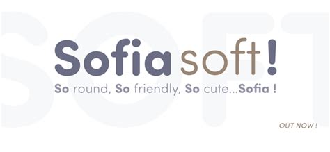 Sofia Soft Pro Font By Mostardesign A Mild Geometric Sans