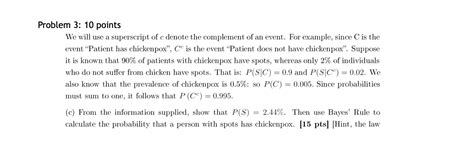 Solved Problem 3 10 Points We Will Use A Superscript Of C