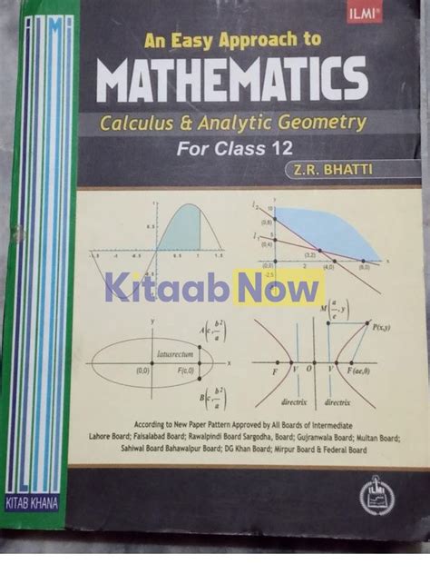 An Easy Approach Mathematics Calculus And Analytic Geometry Kitaabnow