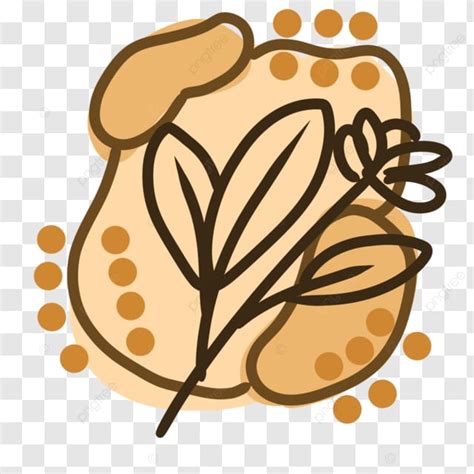 Aesthetic Plants With Cute Decorations Aesthetic Cute Plant Png