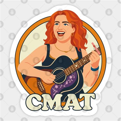 Cmat Retro Fan Art Design Cmat Sticker Teepublic