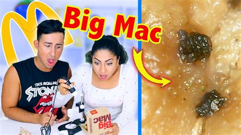 What Mcdonalds Looks Like Under A Microscope 1000x Gross Youtube