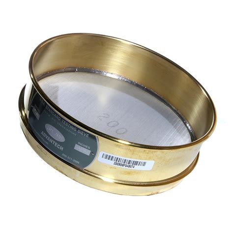 Advantech Brass Test Sieves With Stainless Steel Wire Cloth Mesh 8