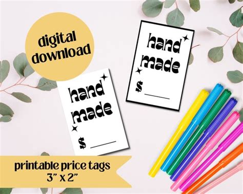Free Printable Price Tags Template
