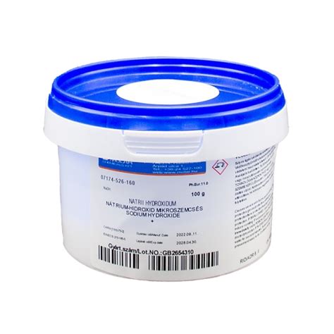 Natrii Hydroxidum Magistraliter Distributio