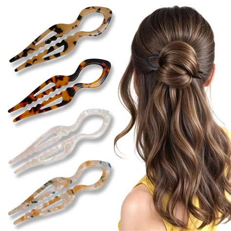 Prestige Hair Pins 4pcs French Hair Pin For Women Girls