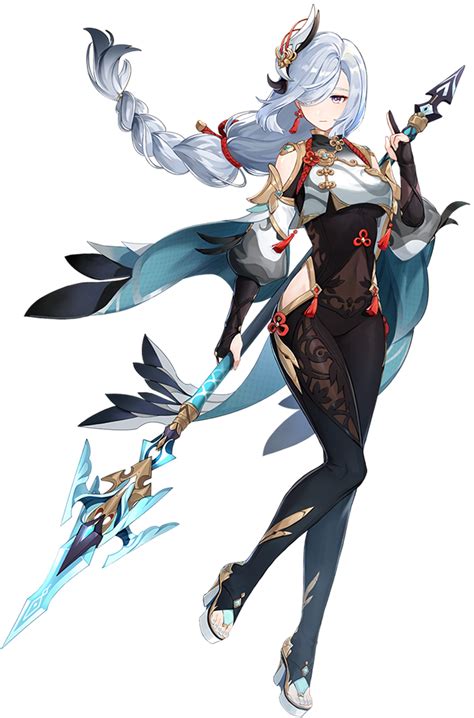 Shenhe Genshin Impact Character Render By Deg5270 On Deviantart