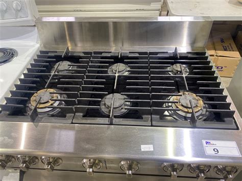 Electrolux Icon Stainless Steel 6 Burner Gas Stove With Electric