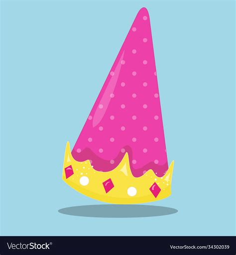 Fairytale Princess Hat 13 Royalty Free Vector Image