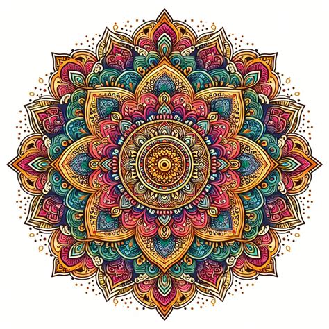 הוספת ציור על התמונה תמונה של מנדלה צבעונית יויו תמונות