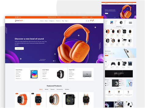 Electronics Website Design By Md Rimon Ali On Dribbble