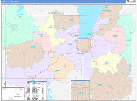 Map Of Fond Du Lac Wisconsin