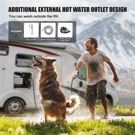 12v Dc Rv Instant Shower Gas Water Heater Tankless Outdoor Camping