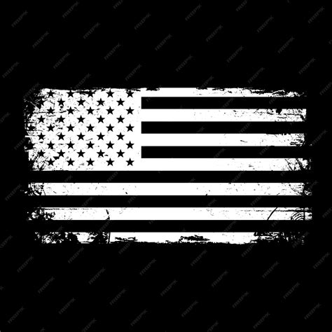Premium Vector Grunge Usa Flag American Flag With Grunge Texture Vector