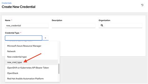 11 カスタム認証情報タイプ — Automation Controller User Guide V411