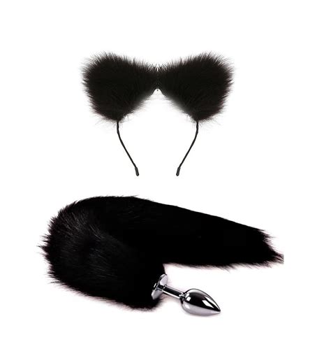 Ooiixx Butt Plug Fox Tail Cosplay Anal Plug Anal Butt Plug Adult Sex Toys For