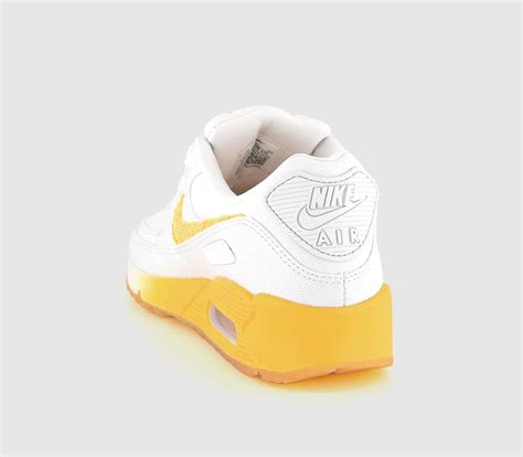 Nike Air Max 90 Trainers White Citron Pulse Alabaster Sail Womens Trainers